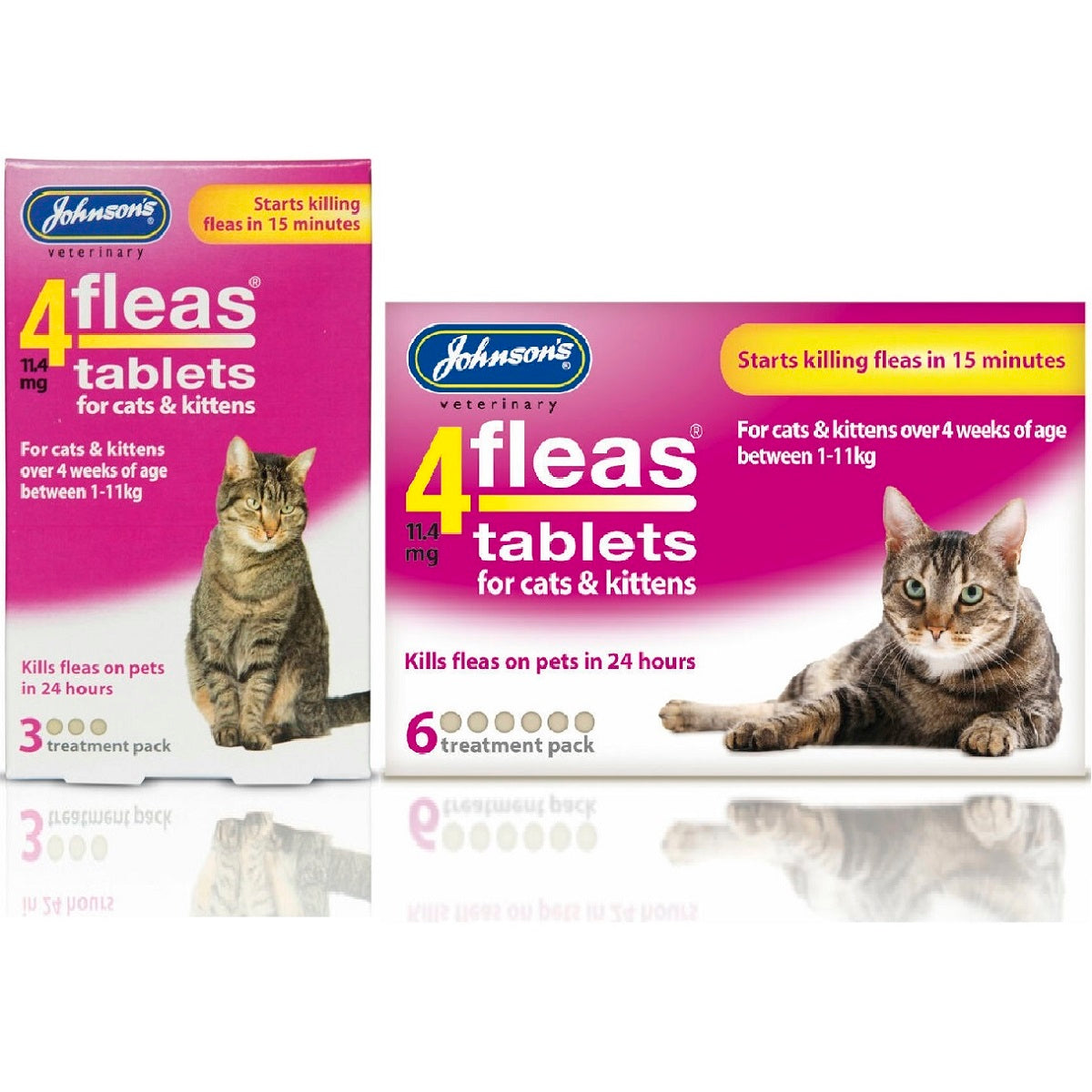 Johnson's - 4Fleas Cat Tablets – PawMits